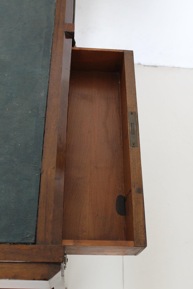 Piero Zen Small Desk with Maple and Mather of Pearl Inlays, Italy Milan ...