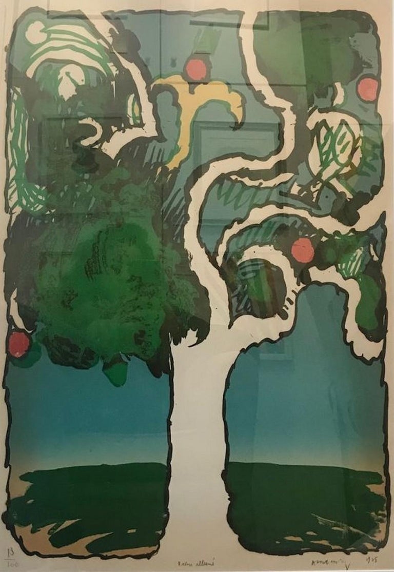 Pierre Alechinsky - Arbre allumé at 1stDibs