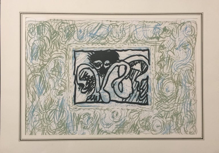 Pierre Alechinsky - Image - Original Mixed Media by Pierre Alechinsky ...