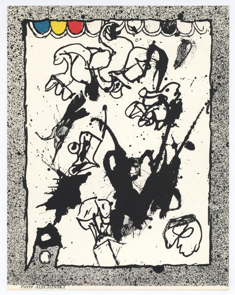 Pierre Alechinsky - original lithograph For Sale at 1stDibs