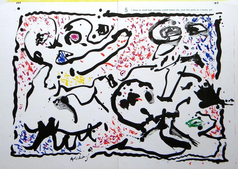 Pierre Alechinsky - original lithograph For Sale at 1stDibs