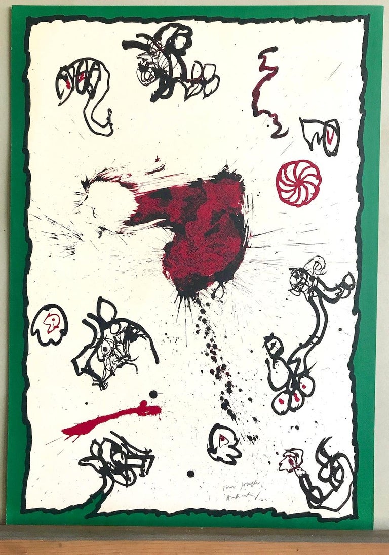 Pierre Alechinsky - PREMIÈRE (Deuxième) Signed Lithograph ...