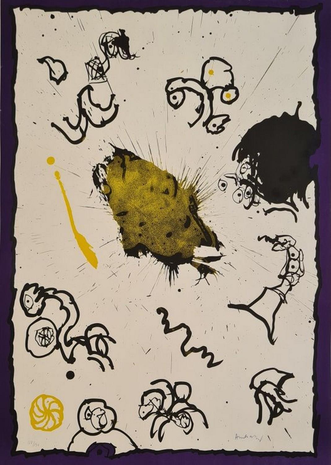 Pierre Alechinsky - Maîtresse vague at 1stDibs