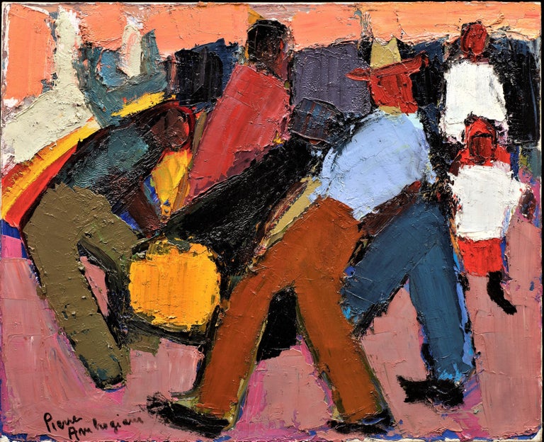 Pierre Ambrogiani - "The Lumberjacks" Circa 1950's Pierre Ambrogiani ...