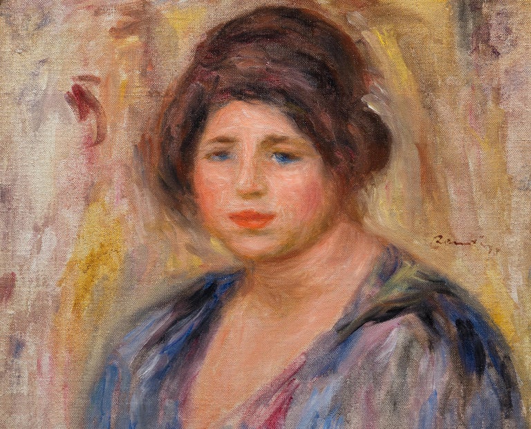 Pierre-Auguste Renoir - Portrait de femme (Gabrielle Renard) For Sale ...