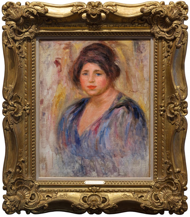 Pierre-Auguste Renoir - Portrait de femme (Gabrielle Renard) For Sale ...