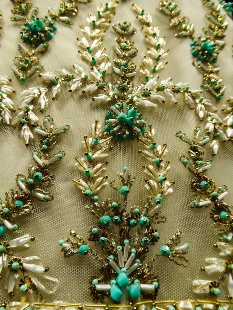 Pierre Balmain Couture Embroidered Cocktail Dress Numbered 127770 ...