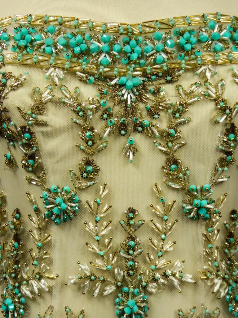 Pierre Balmain Couture Embroidered Cocktail Dress Numbered 127770 ...