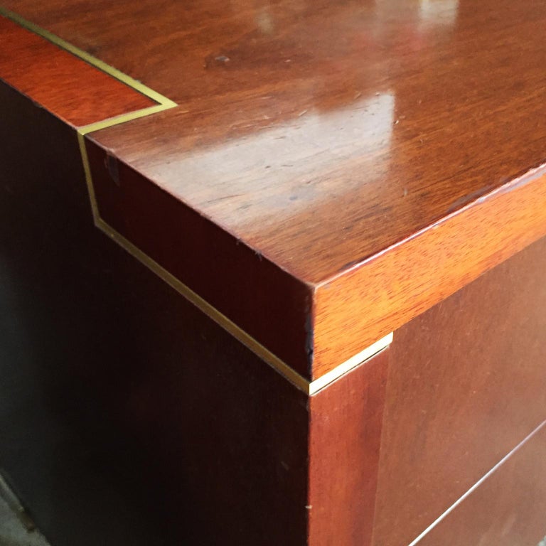 Pierre Balmain Original French Bedside Tables, 1980 at 1stDibs