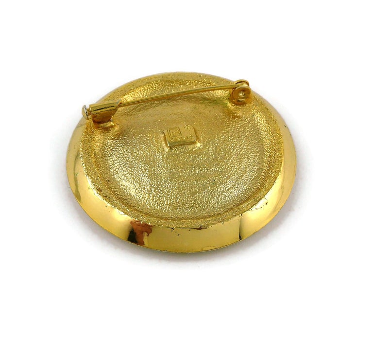 Pierre Balmain Vintage Jewelled Crest Brooch For Sale at 1stDibs ...