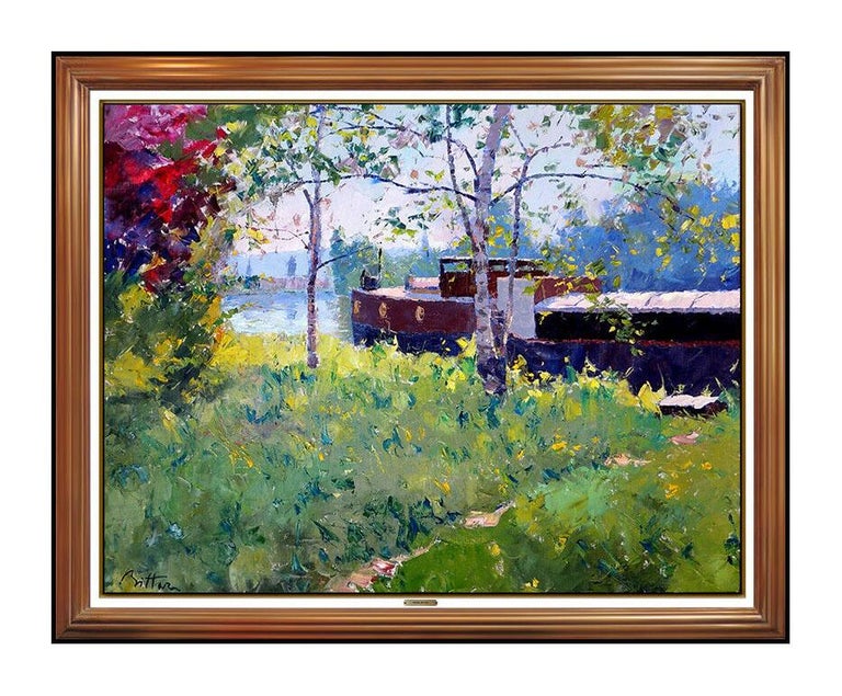 Pierre Bittar - Pierre Bittar Large Original Painting On Canvas Signed ...