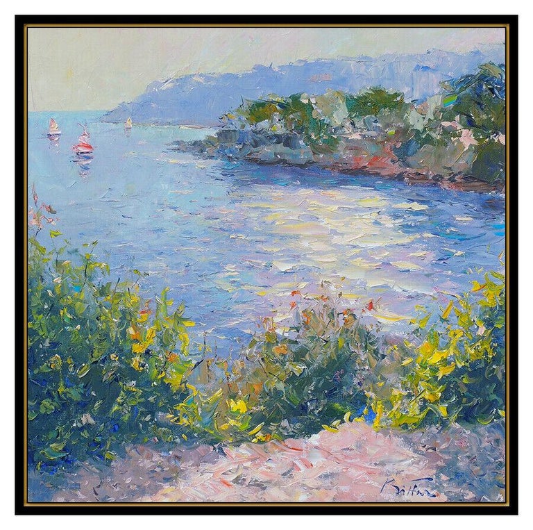 Pierre Bittar - Pierre Bittar Oil Painting On Canvas Original Signed ...