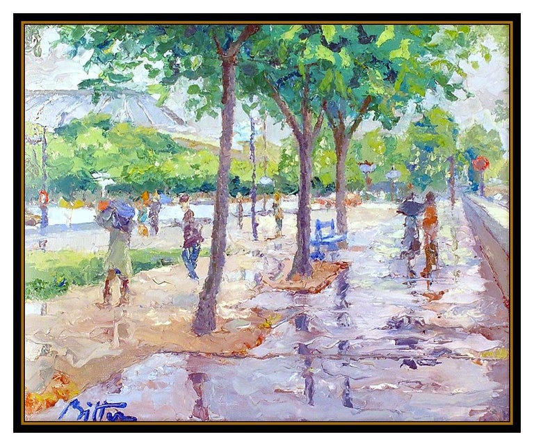 Pierre Bittar - Pierre Bittar Original Painting Oil On Canvas Signed ...