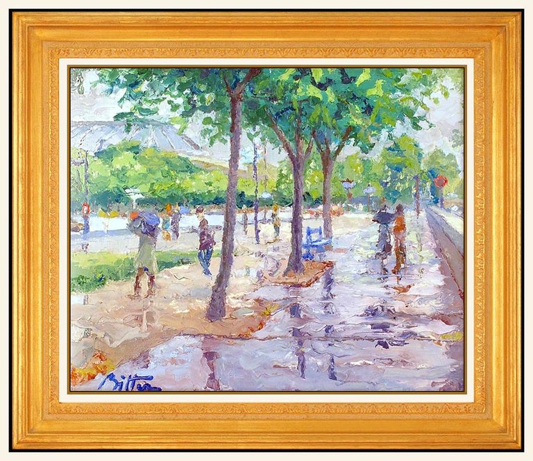 Pierre Bittar - Pierre Bittar Original Painting Oil On Canvas Signed ...