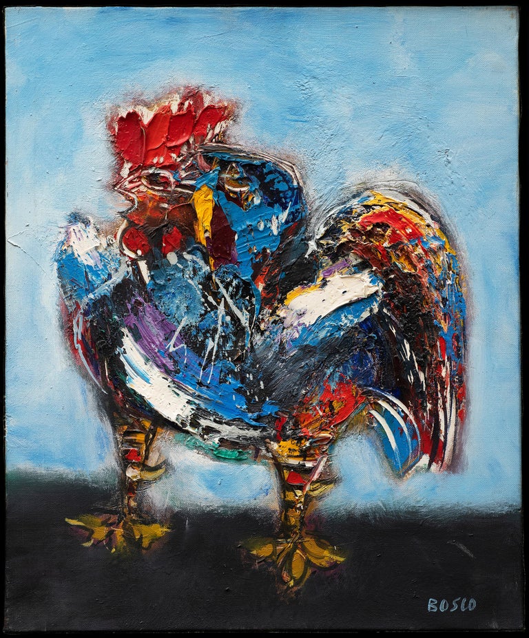 Pierre Bosco - Mid-Century "The Rooster" Pierre Bosco #43 (Italy/France ...