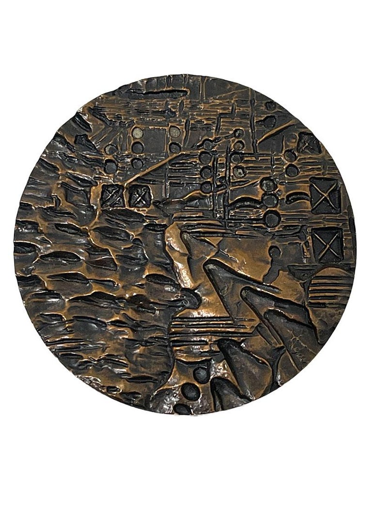 PIERRE BOULEZ, Bronze relief medallion by H.G. Adam, 1967 For Sale at ...