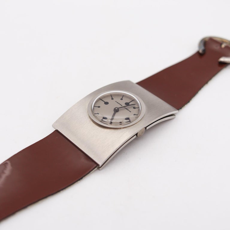 Pierre Cardin 1971 by Jaeger LeCoultre PC105 Retro Round Wrist Watch in ...