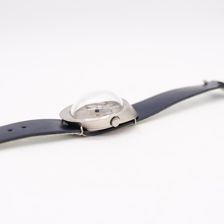 Pierre Cardin 1971 by Jaeger LeCoultre PC107 Retro Bubble Wrist Watch ...