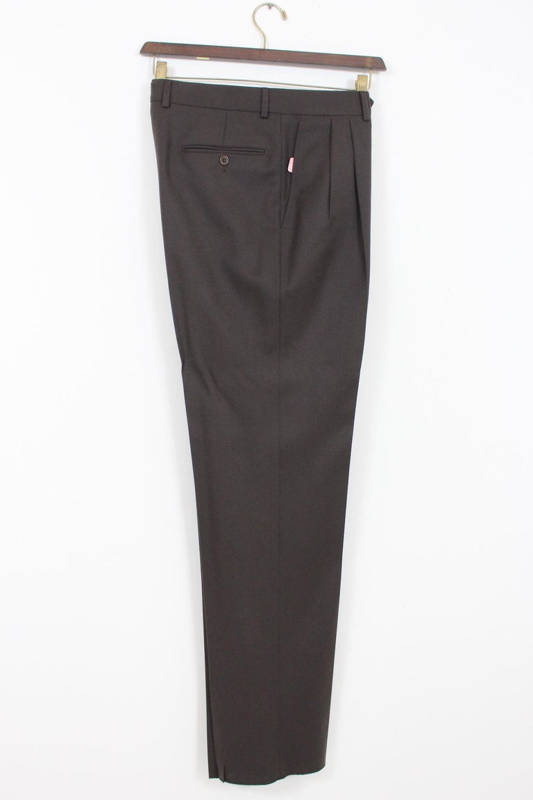 Pierre Cardin Brown Cashmere Vintage Ceremony Pants Suit For Sale at ...