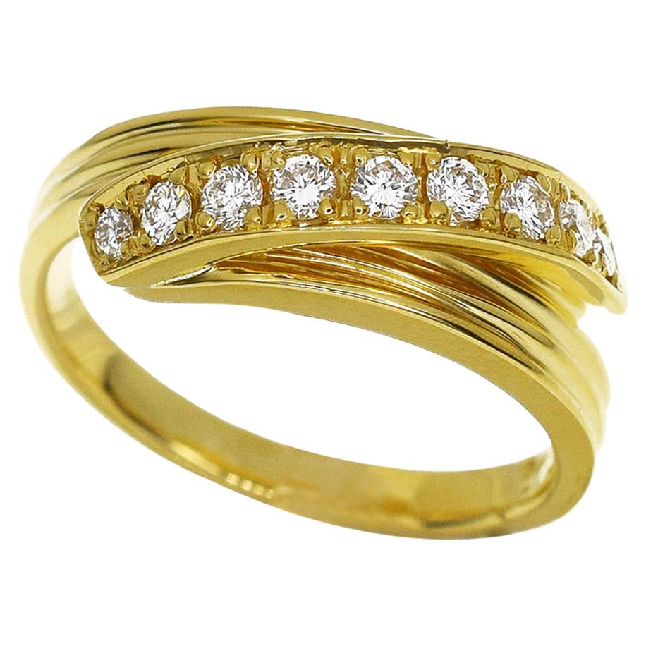 Pierre Cardin, A Gold and Diamond Ring, c 1960 at 1stdibs