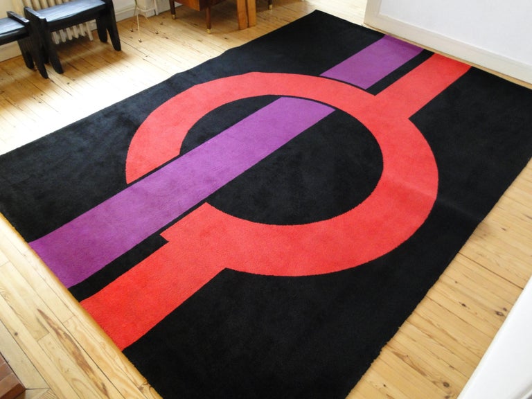 Pierre Cardin French Carpet Rug Paris France at 1stDibs