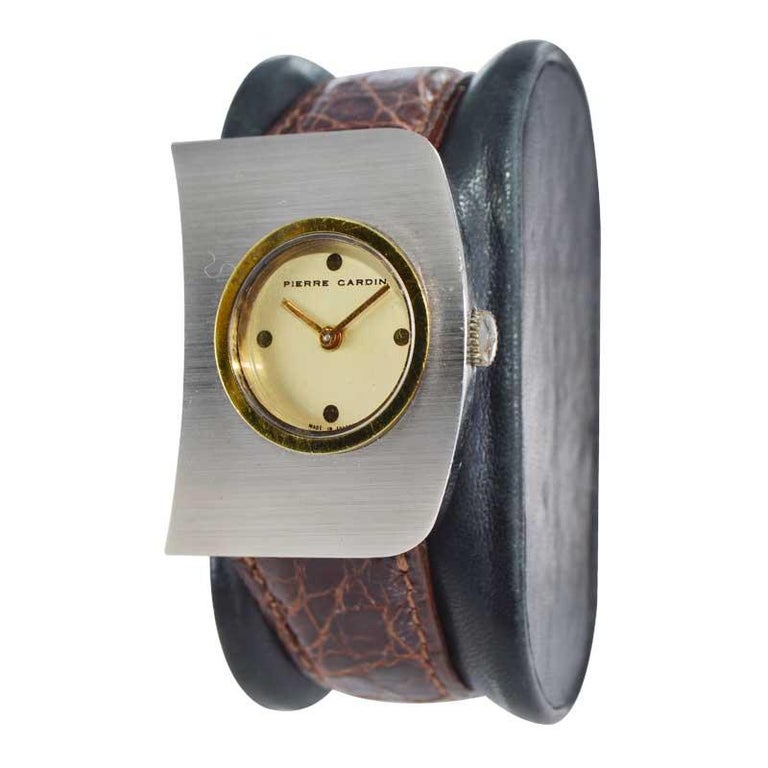 Pierre Cardin Jaeger-LeCoultre Stainless Steel Yellow Gold Moderne ...