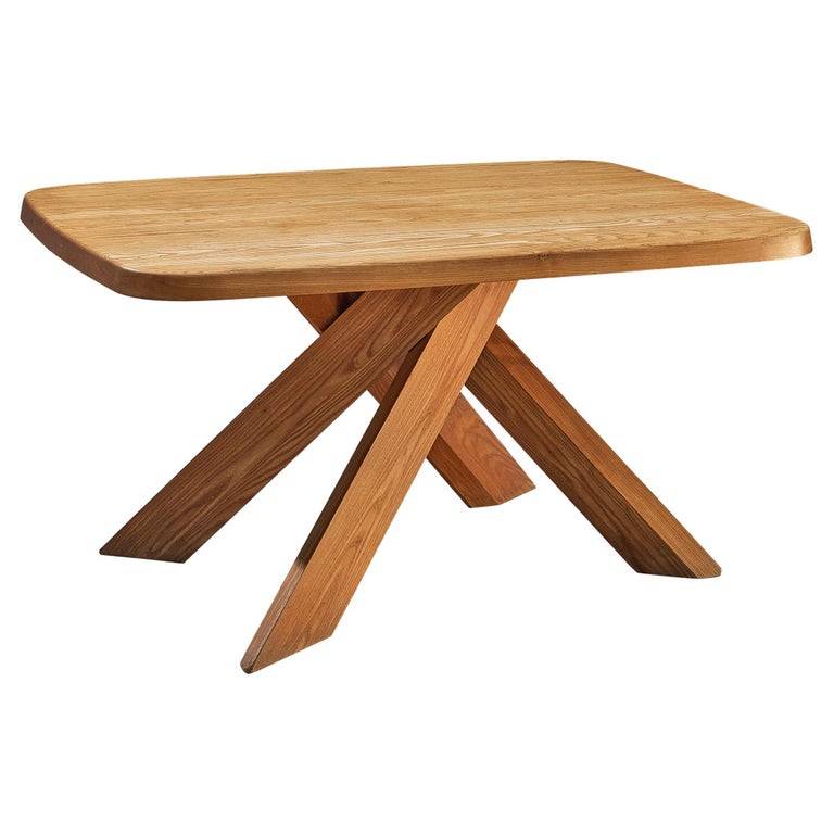 Early Pierre Chapo 'Aban' Dining Table in Solid Elm For Sale at 1stDibs ...