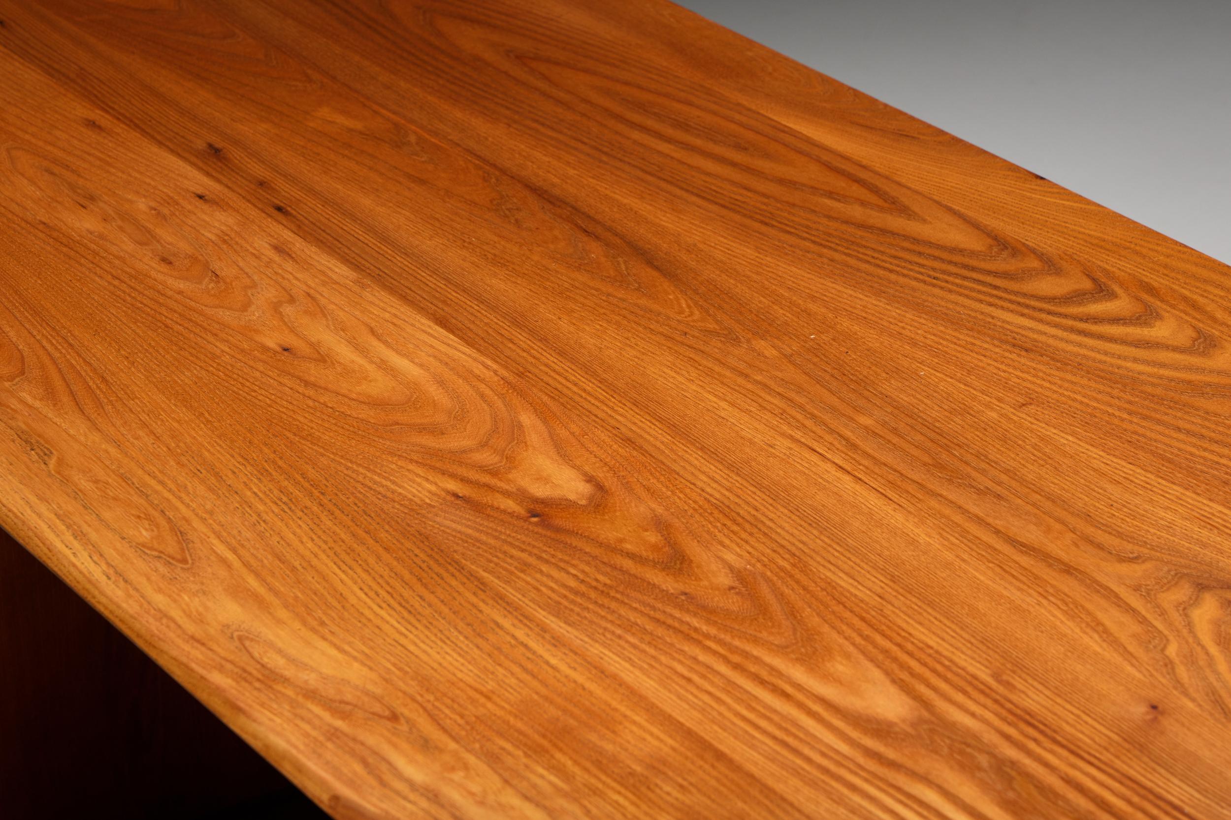 Pierre Chapo B40 Desk in Solid Elm, France, 1960s For Sale at 1stDibs ...