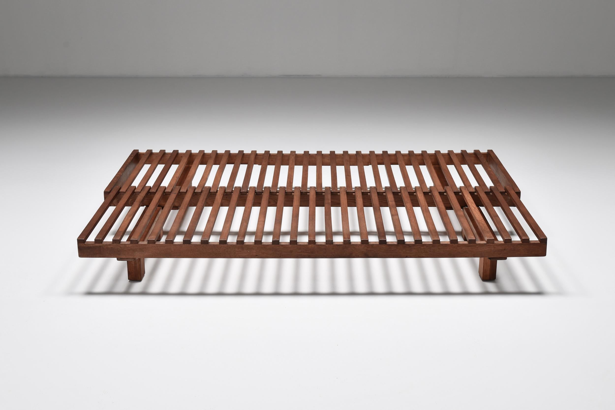 Pierre Chapo, L07 Extendable Day Bed For Sale at 1stDibs | extendable ...