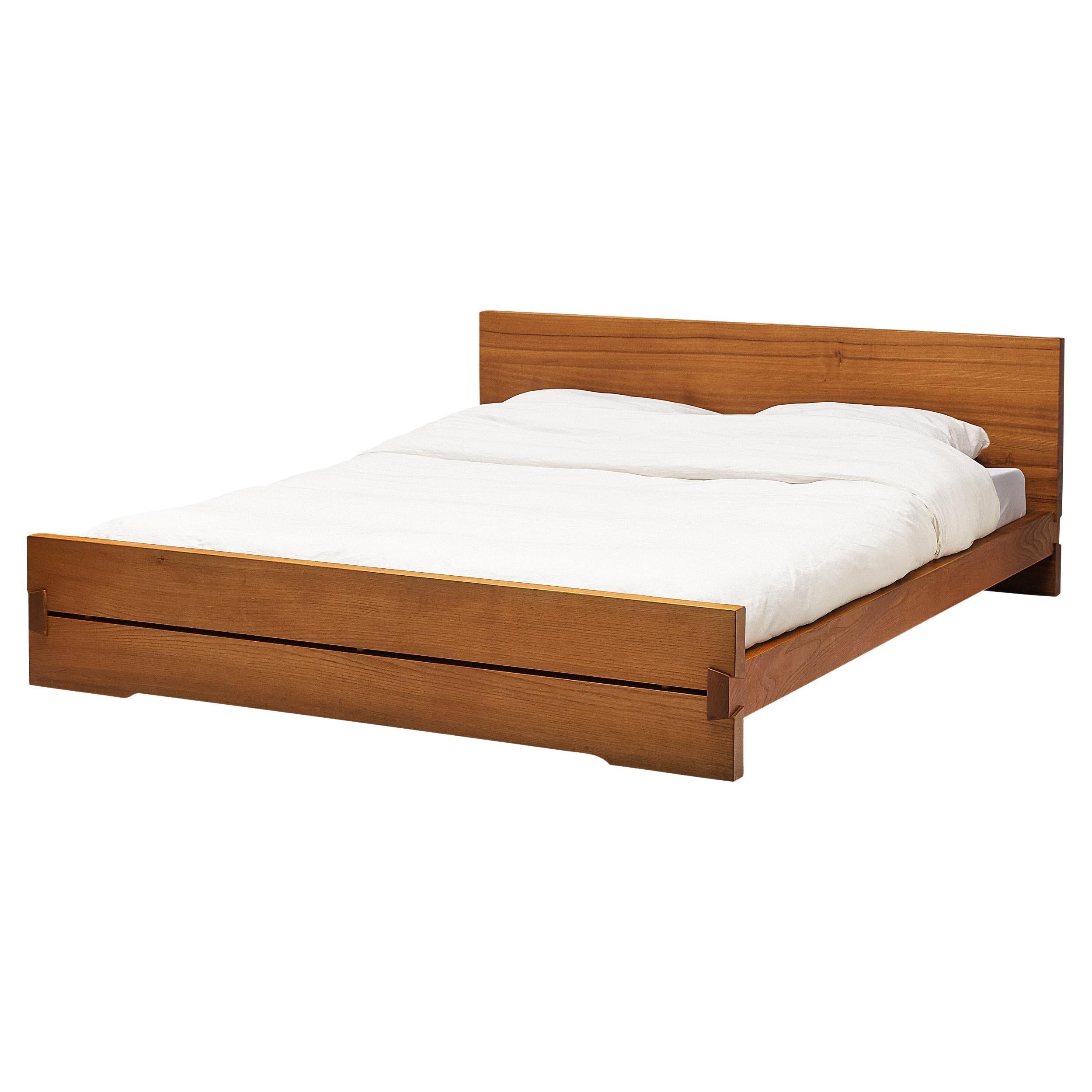 Pierre Chapo Coffee Table in Solid Elm at 1stDibs