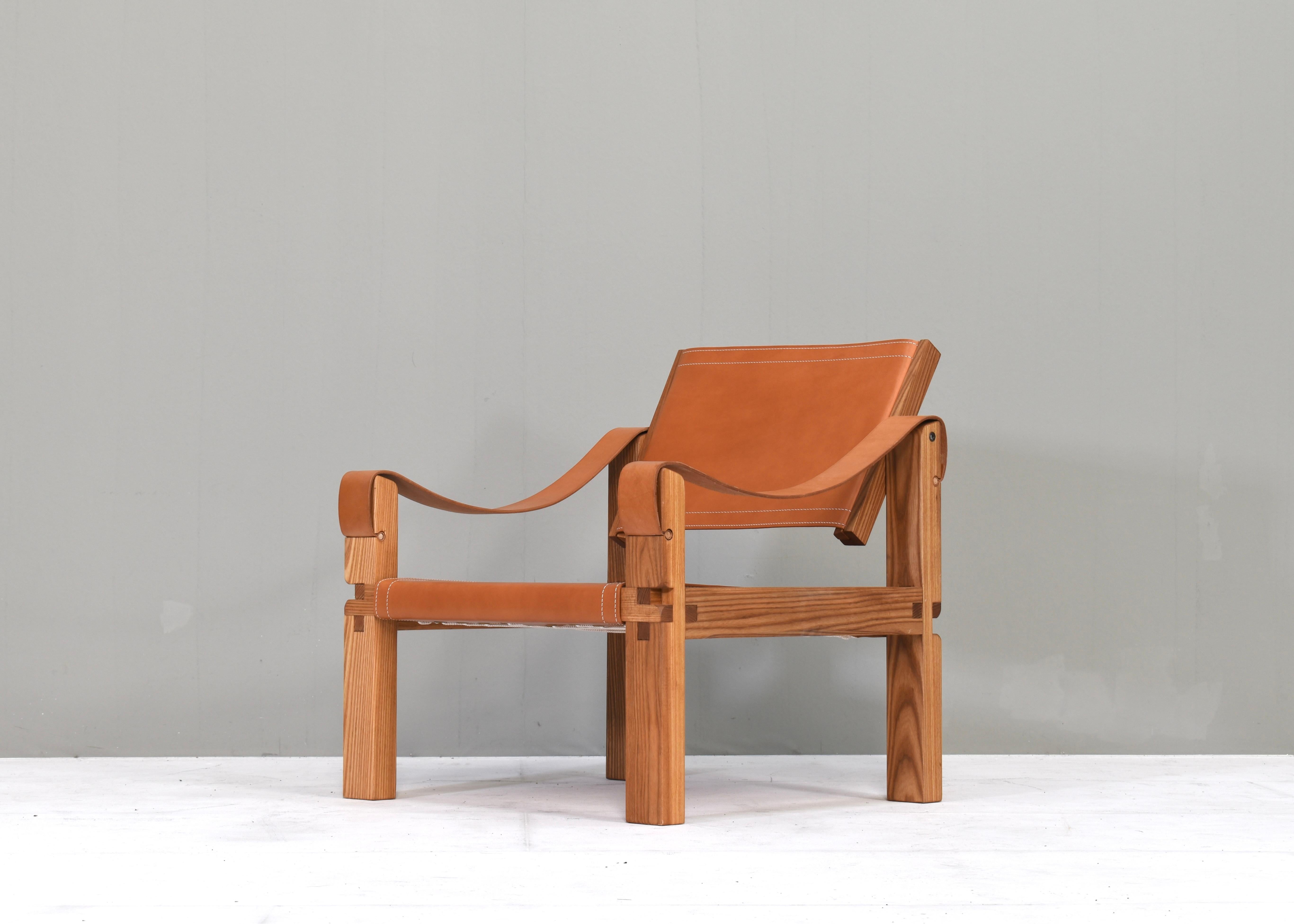 Pierre Chapo S10 Sahara Safari Lounge Chair in Leather or Canvas ...