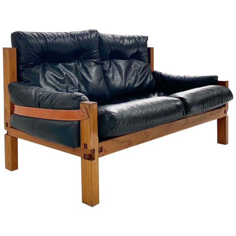 Pierre Chapo S22 Settee at 1stDibs
