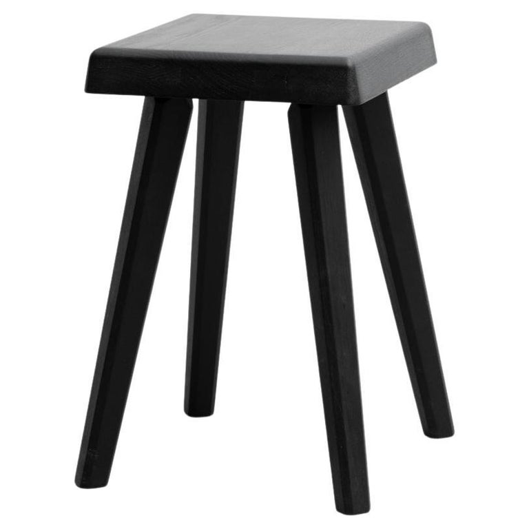 Pierre Chapo Special Black Edition S01A Stool For Sale at 1stDibs