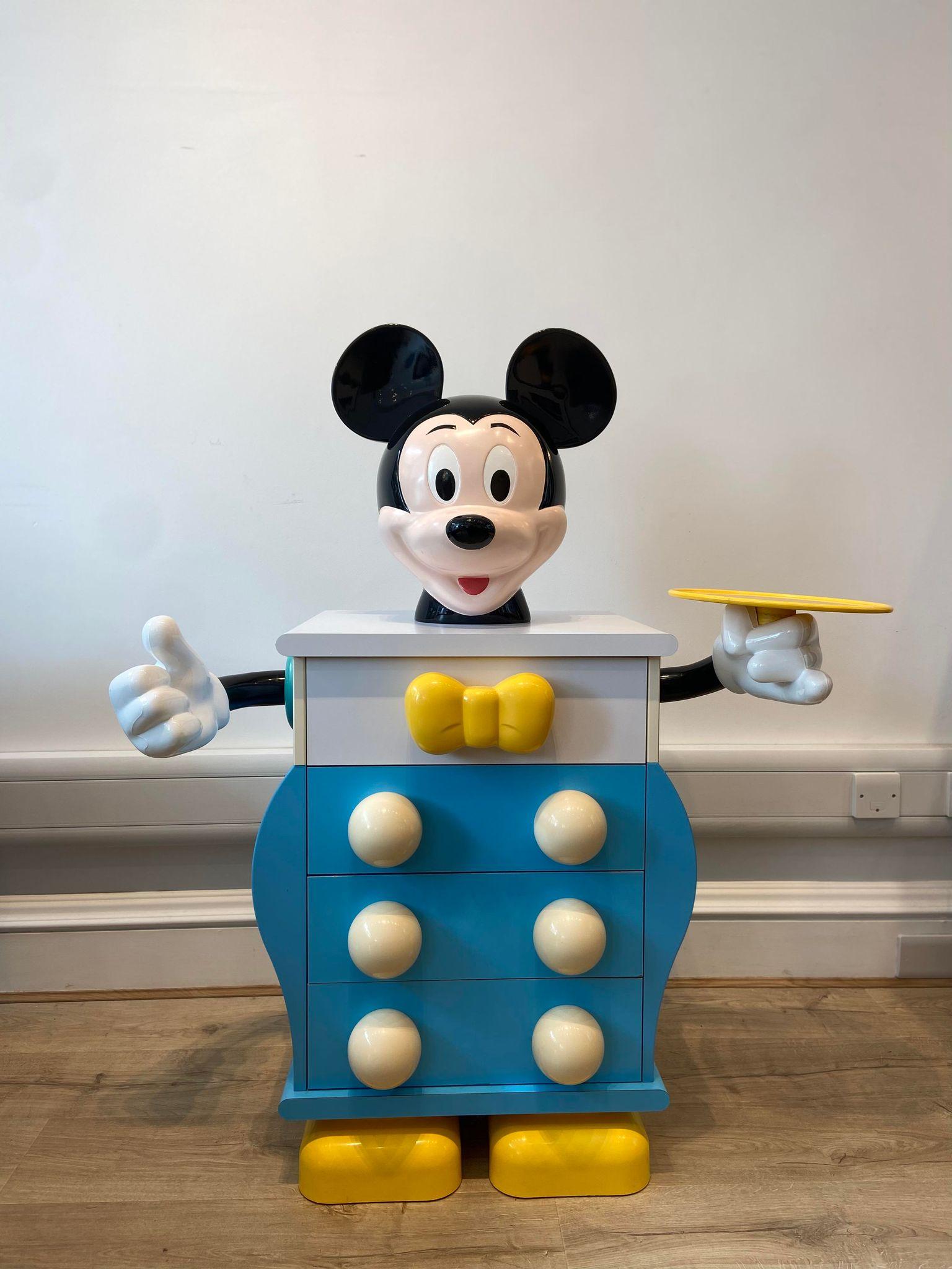 Pierre Colleu "Mickey Mouse" Plywood and Plastic Chest of Drawers ...