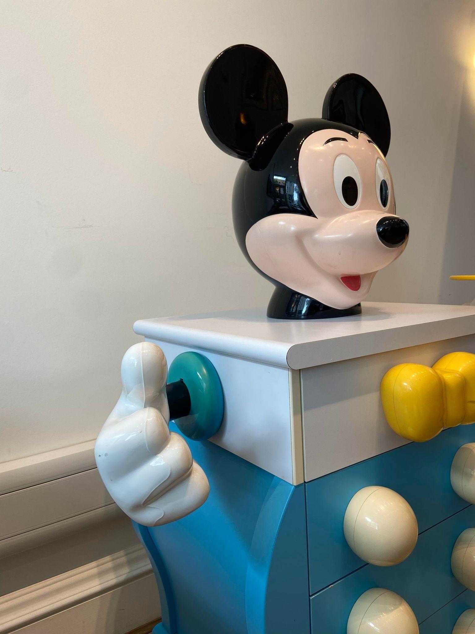 Pierre Colleu "Mickey Mouse" Plywood and Plastic Chest of Drawers ...