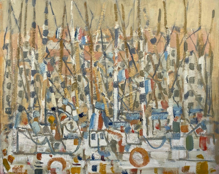 Pierre Coquet - Cannes, le port/The harbor of Cannes For Sale at 1stDibs