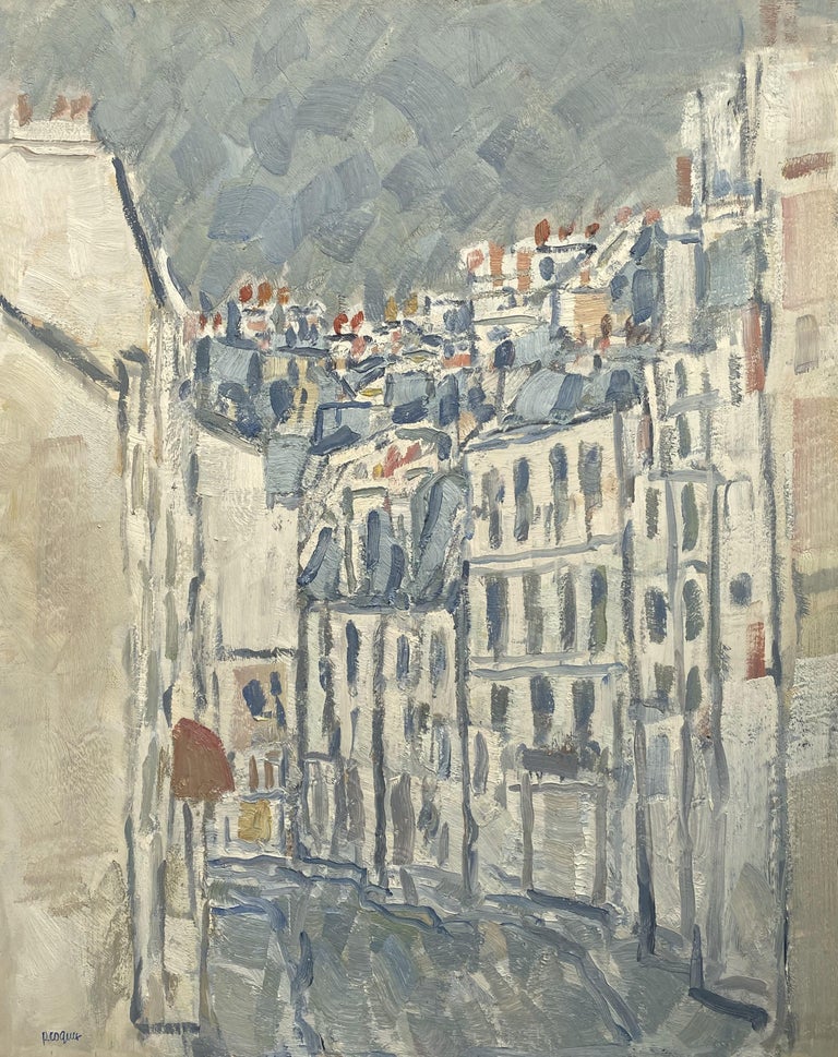 Pierre Coquet - "La Villette grise"/View of Paris, La Villette For Sale ...