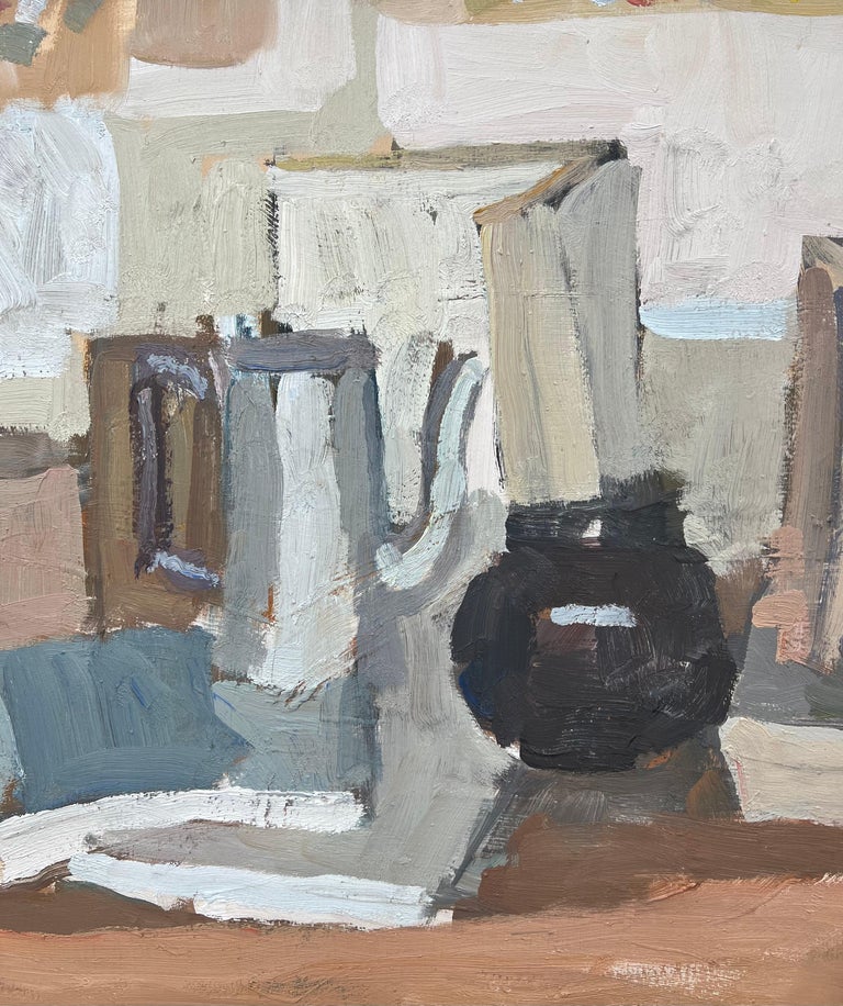 Pierre Coquet - Still life with books on the table, oil painting by ...