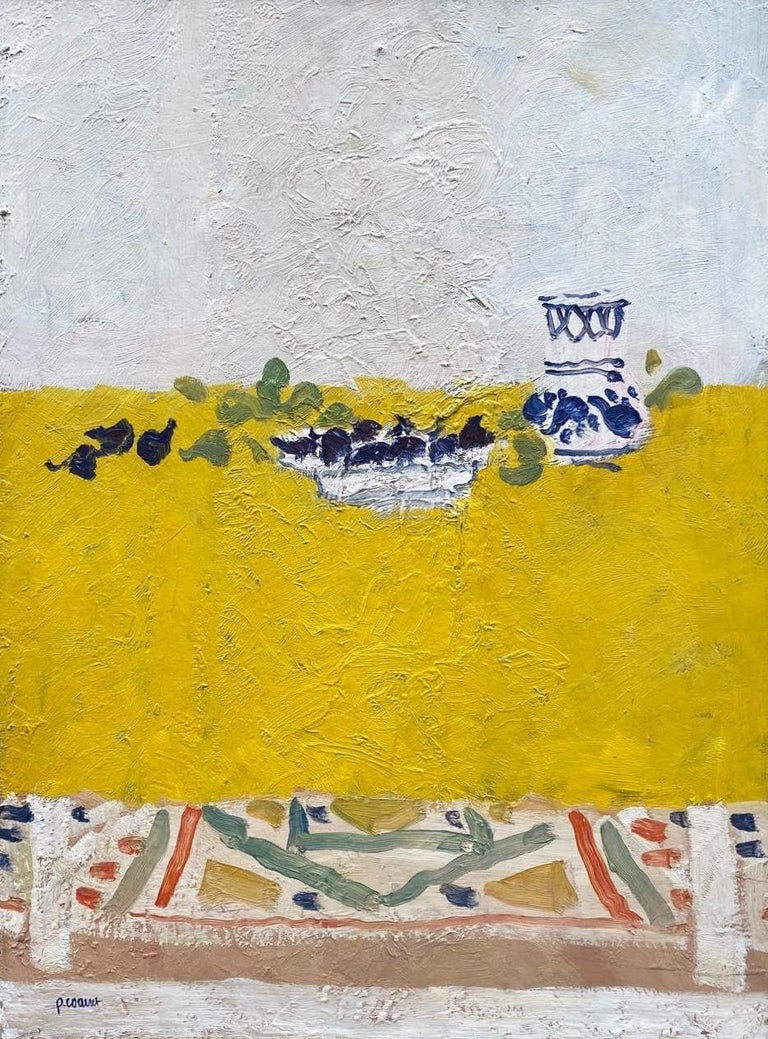 Pierre Coquet - La nappe jaune/The yellow tablecloth at 1stDibs