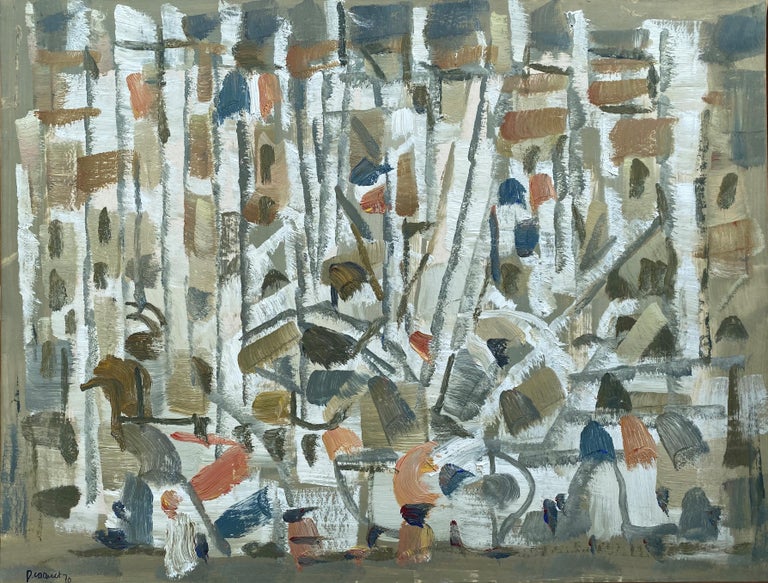 Pierre Coquet - Les mâts dans le port/Masts in the harbor For Sale at ...
