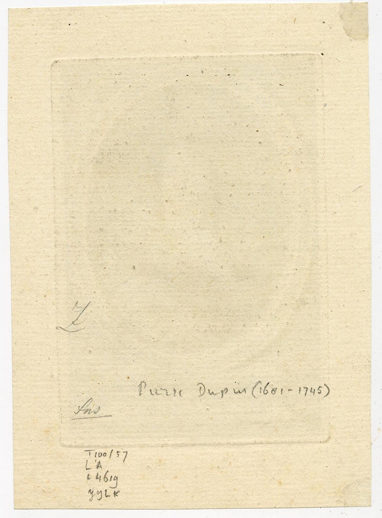 Pierre Dupin - Portrait of artist Charles Simonneau by Pierre Dupin ...