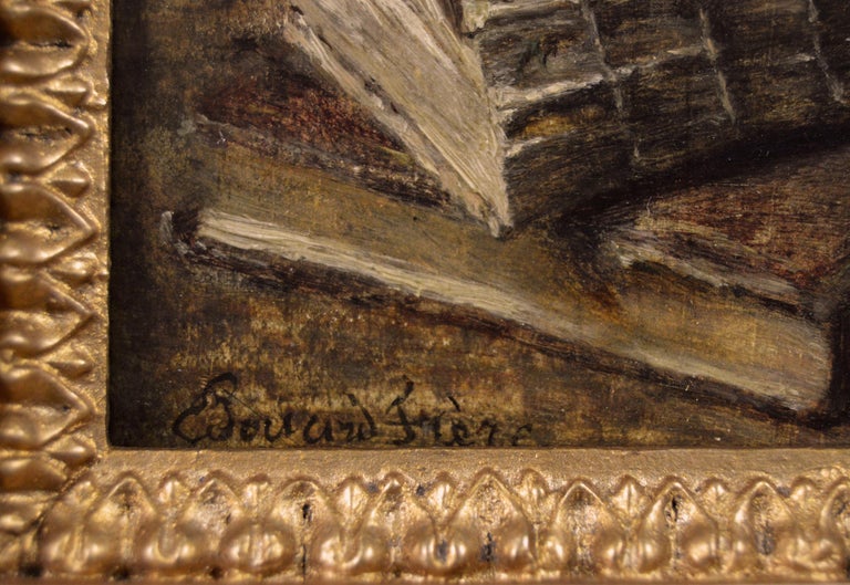 Pierre Edouard Frere - 19th Century genre oil painting of a boy in an ...