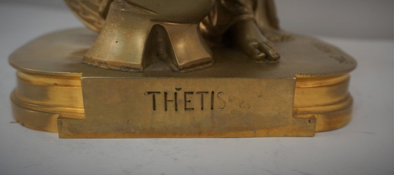 Pierre Eugene Emile Hebert 'Thetis' Goddess of Sea Bronze Sculpture For ...