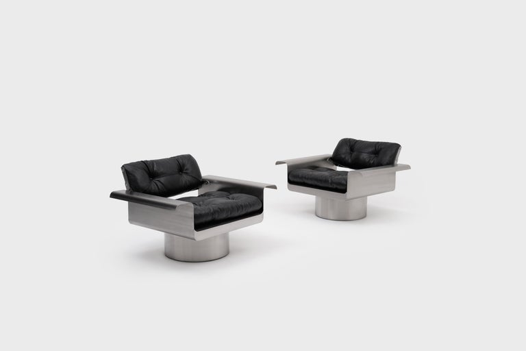 Pierre Folie ‘Douglas’ Lounge Chairs Early Edition, France, 1960’s For ...