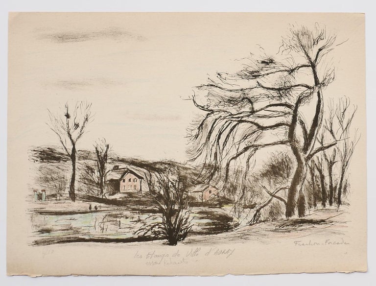 Pierre Frachon-Forcade - Landscape - Original Lithograph by Pierre ...