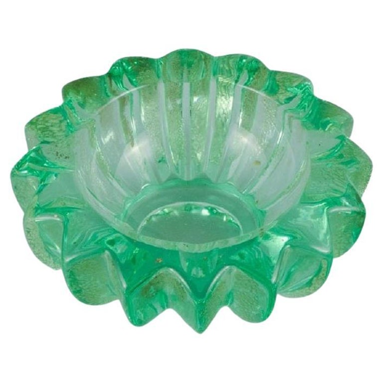 Pierre Gire '1901-1984', Aka Pierre D'aesn, France, Green Art Glass ...
