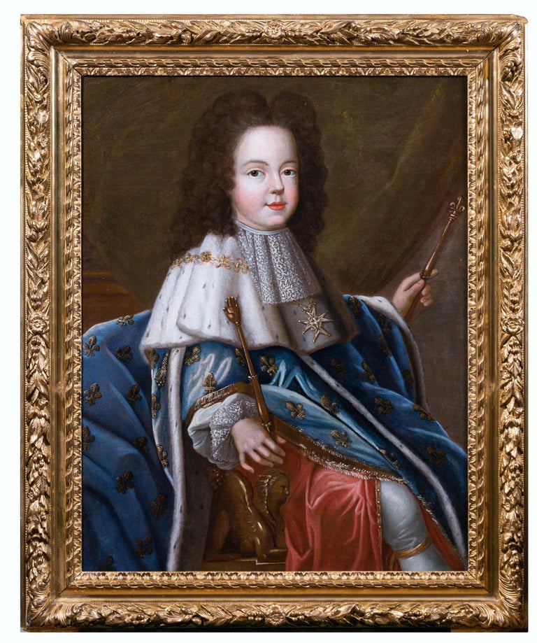 Louis XV as a child, workshop of Pierre Gobert, c. 1716, 18th c. French ...