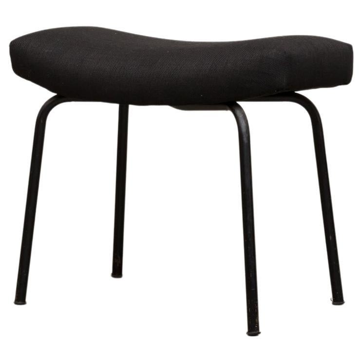 Pierre Guariche 'Attributed' Upholstered Foot Stool For Sale at 1stDibs