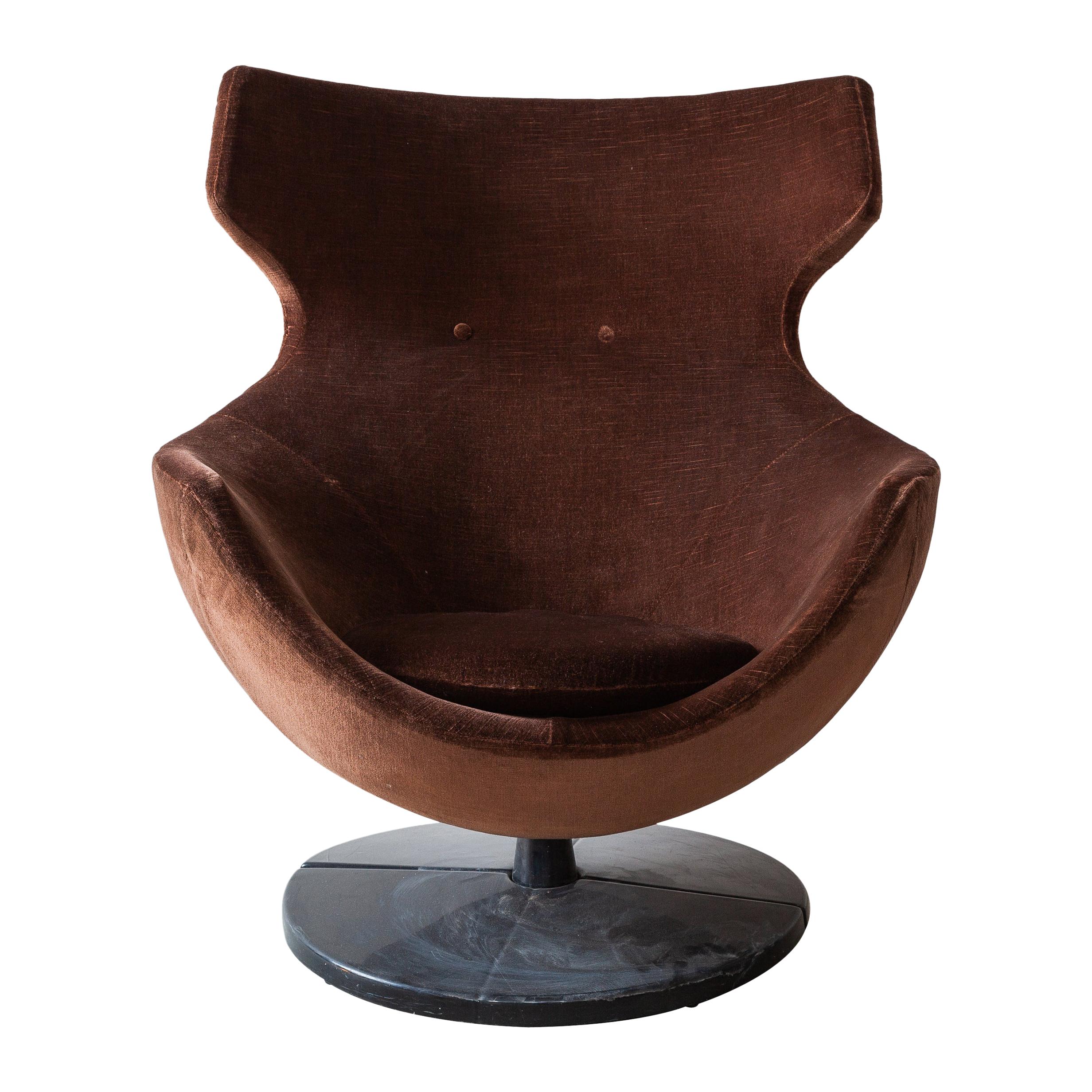 Pierre Guariche "Jupiter" Swivel Chair, Belgium at 1stDibs
