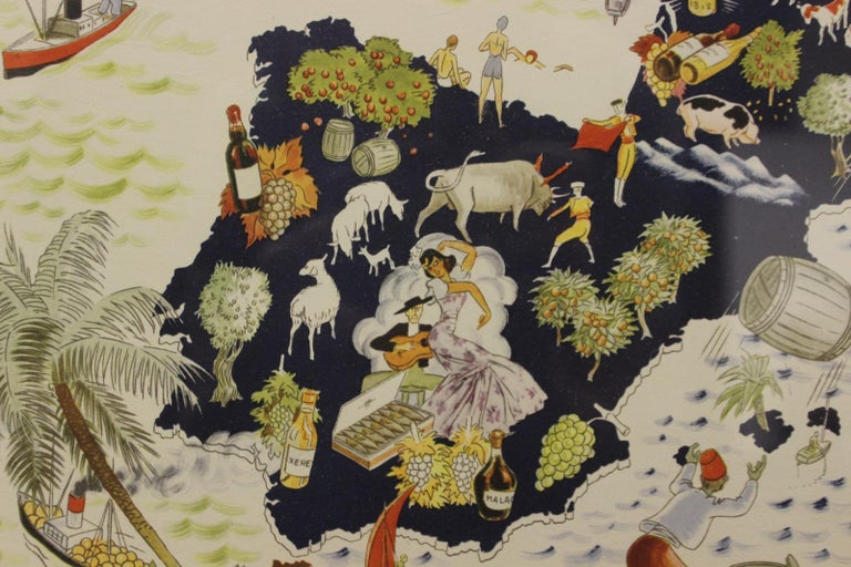 Pierre Herault - Carte D'Europe For Sale at 1stDibs